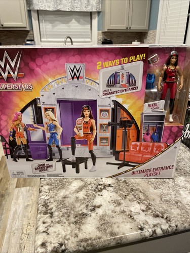 WWE Ring Superstars Ultimate Entrance Playset Mattel Backstage Womens ...