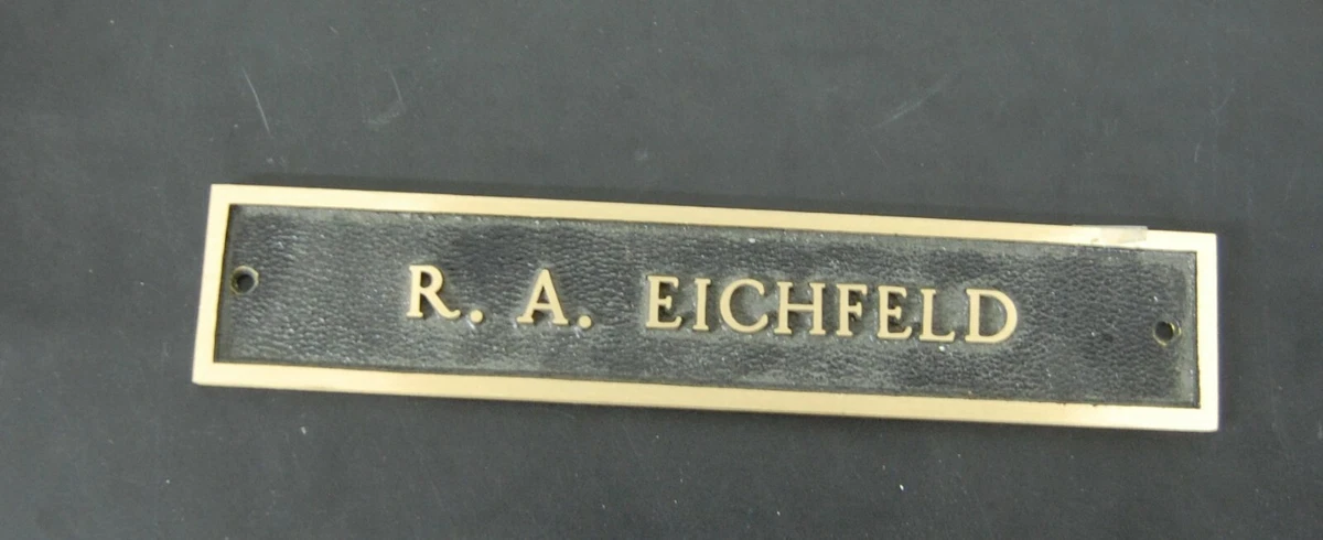 Brass Name Boards