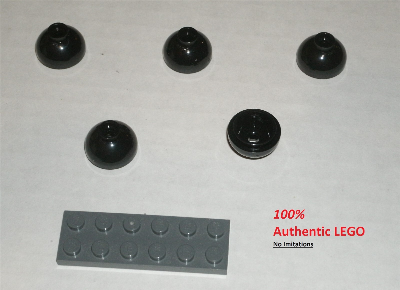 LEGO NEW 2x2 Black Dome Inverted (5x) 6102341 Brick 15395 | eBay