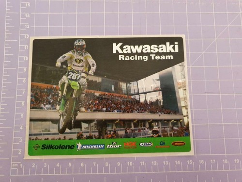 Kawasaki Racing team Sticker 14cm x 11cm approx As per image | eBay