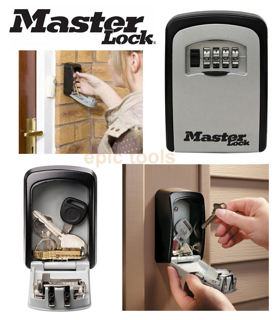 MasterLock Wall Mounted Keysafe, Portable Safe/Storage,House Key Lock ...
