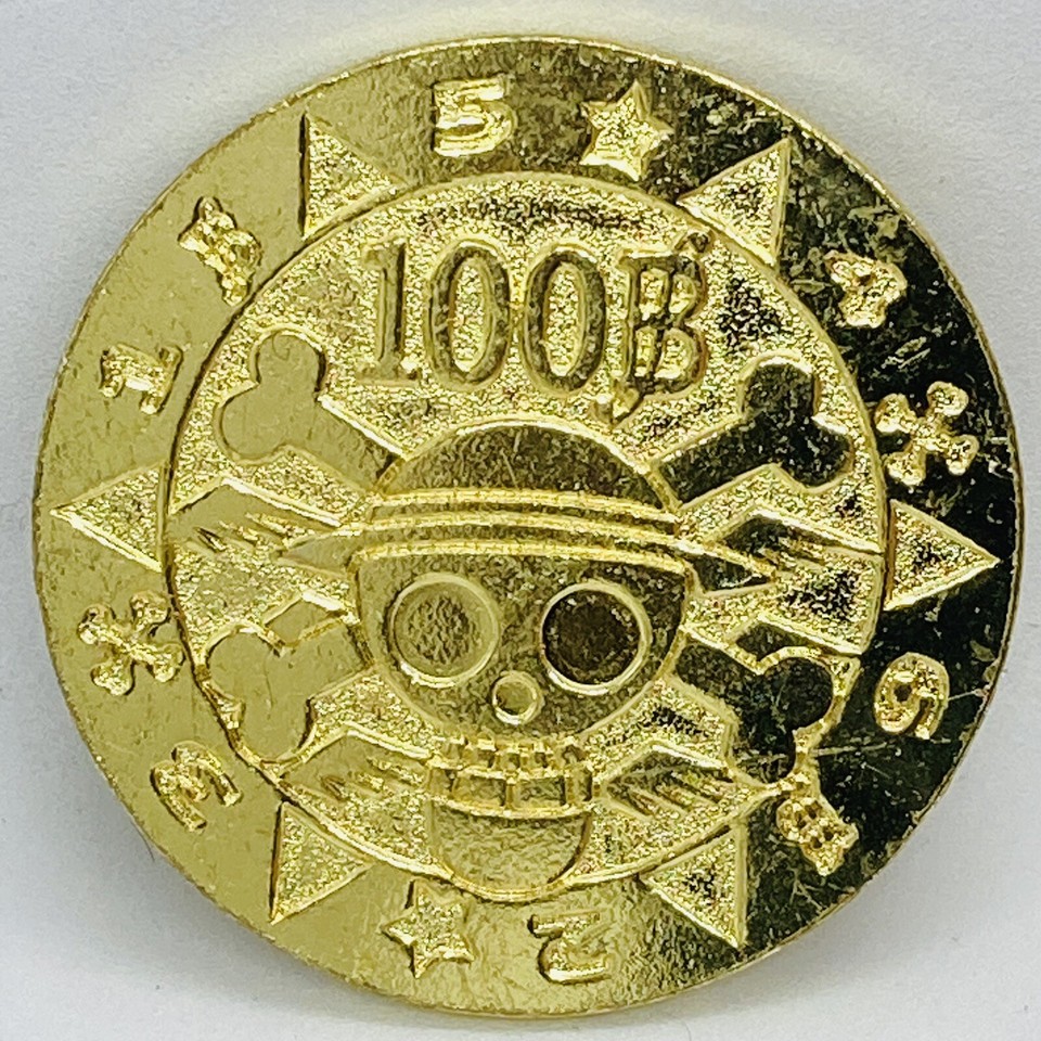 ONE PIECE Coin Luffy 100 Berry Metallic Iron Medals | eBay