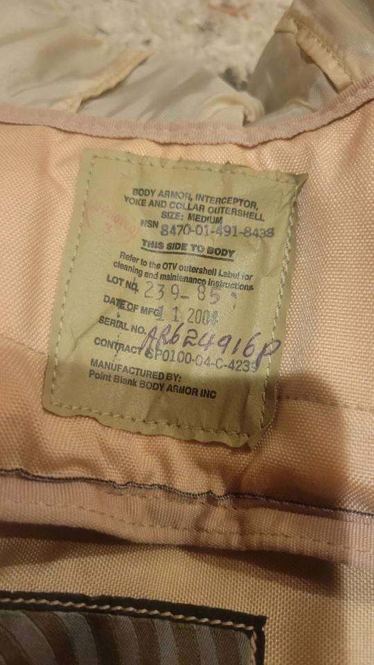 Point Blank DCU Camouflage Carrier ONLY medium with collar | eBay