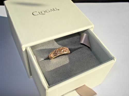 FULLY HALLMARKED CLOGAU 9ct ROSE AND YELLOW GOLD CARIAD RING | eBay UK