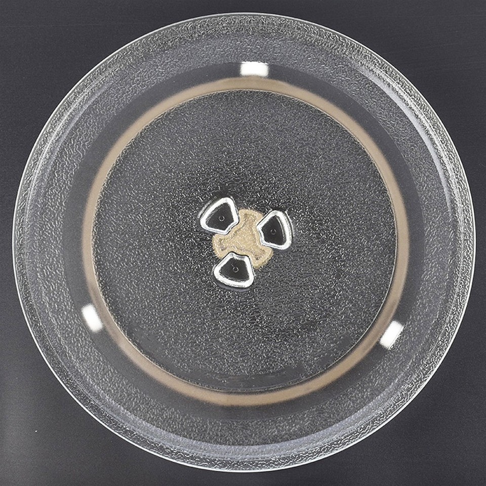 2 Pcs Microwave Plate Wheel Replacement Glass Support Tray Turntable ...