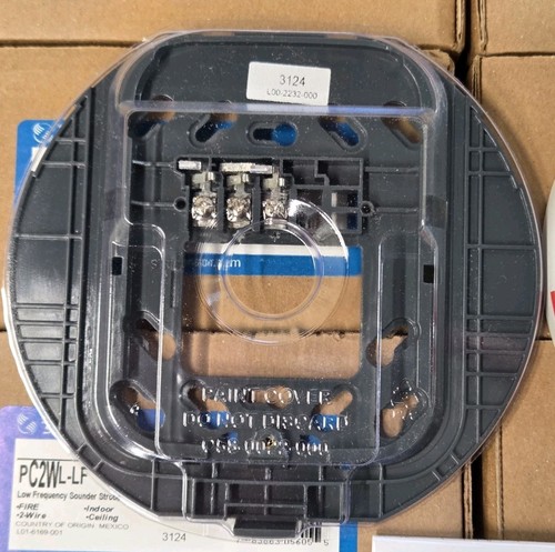 SYSTEM SENSOR PC2WL-LF WHITE CEILING MOUNT LOW FREQUENCY SOUNDER/STROBE ...