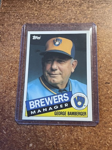 1985 Topps Tiffany Traded Baseball # 5T George Bamberger Brewers ...