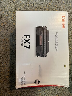 Genuine Canon FX7 Black Toner Cartridge 7621A001 | eBay
