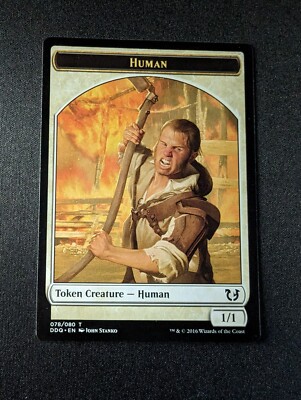 HUMAN TOKEN X1 #78 MTG Duel Decks: Blessed vs. Cursed Tokens | eBay