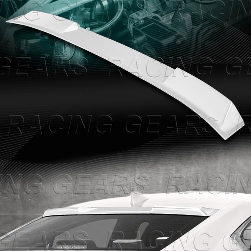W-POWER PEARL WHITE REAR ROOF VISOR WINDOW SPOILER FOR 21-25 LEXUS ...