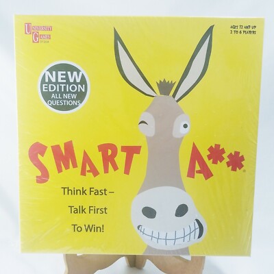 SMART A**! Board Game by University Games New Edition 2 to 6 Players ...