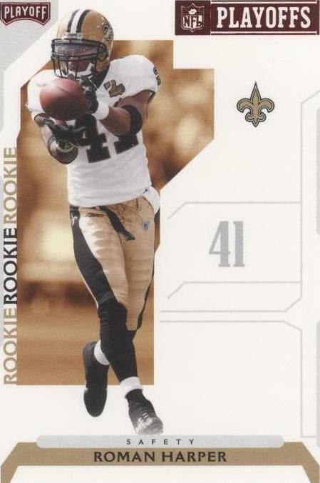 2006 Playoff NFL Playoffs - Roman Harper #150 Nfl Playoffs Red (RC) for ...