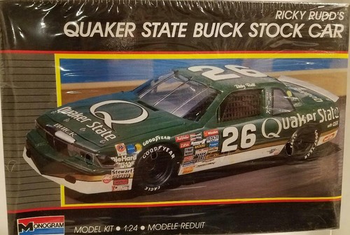 Monogram Ricky Rudd's Quaker State Buick Stock Car 1/24 Scale Plastic ...