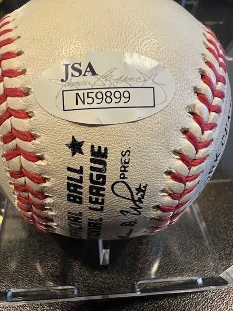 Johnny Bench beautiful autographed baseball! JSA certified! | eBay