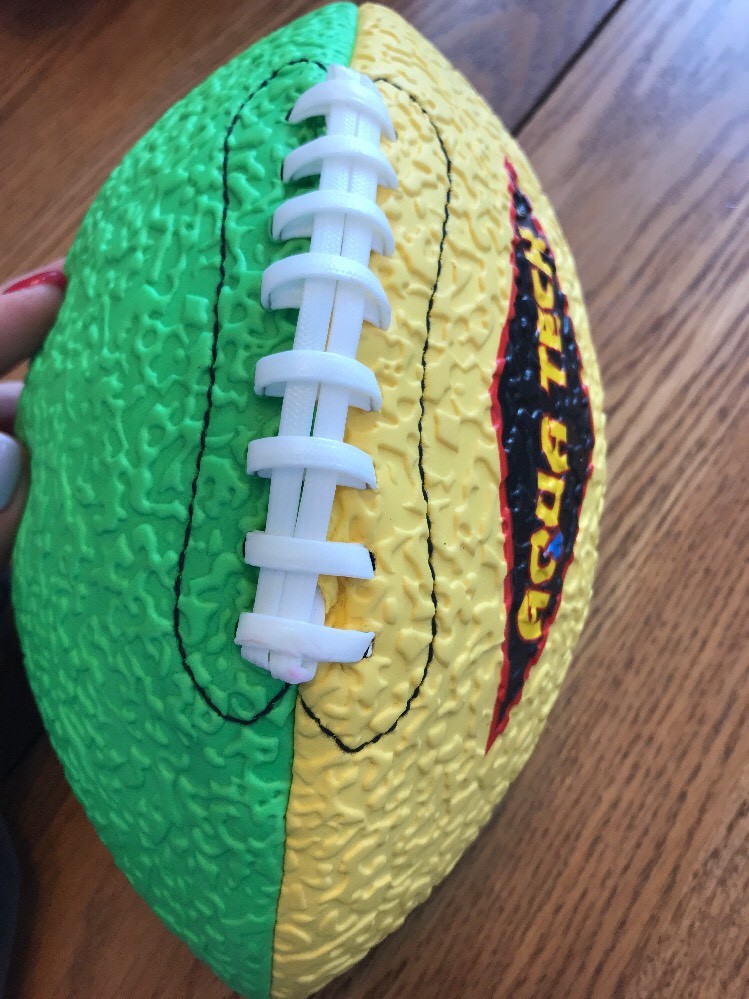 Wilson NFL Yellow Mini Football inflate to 2-4 lbs | eBay