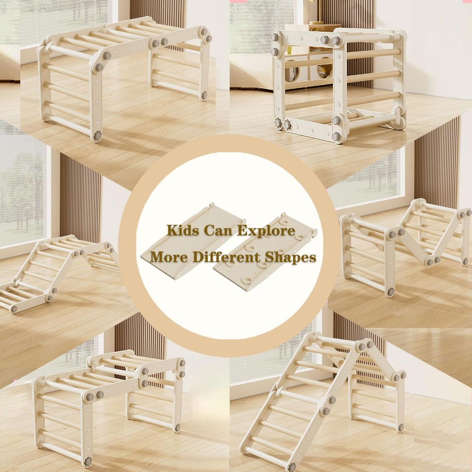 Slide Compatible with Toddler Climbing Toys,Plastic Kids Pikler ...