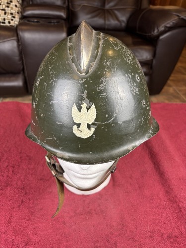 Polish Wz.50 Helmet w/ Liner Green | eBay