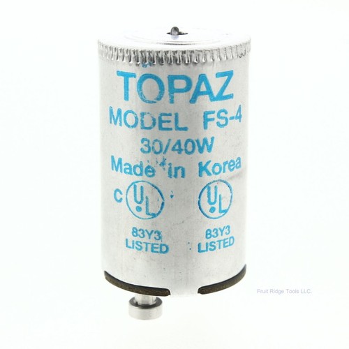 Cooper 45FS4 Flourescent Light Starters FS-4 Condenser Type 30W 40W ...
