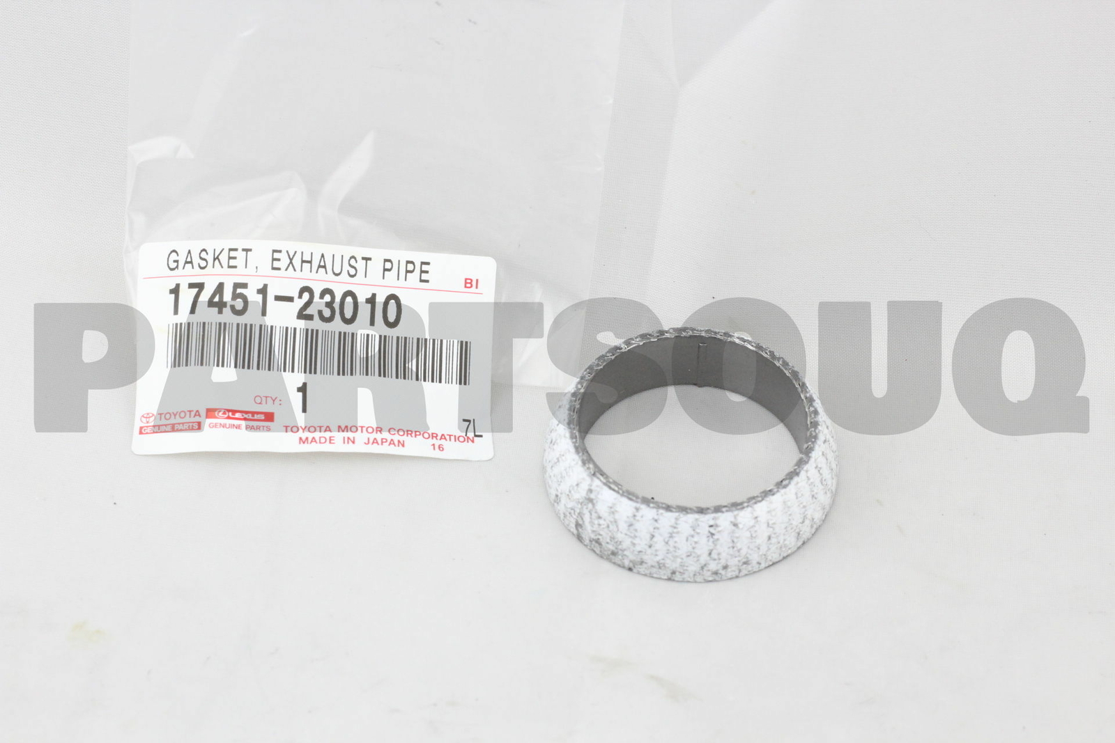 1745123010 Genuine Toyota GASKET, EXHAUST PIPE 17451-23010 | eBay