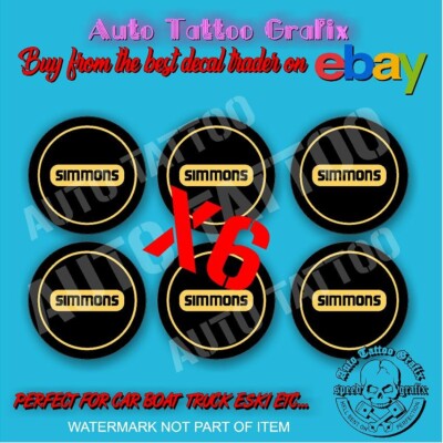 MAG WHEEL CENTER CAP DECAL STICKER SET X6 DETAILING WHEEL DECAL ...