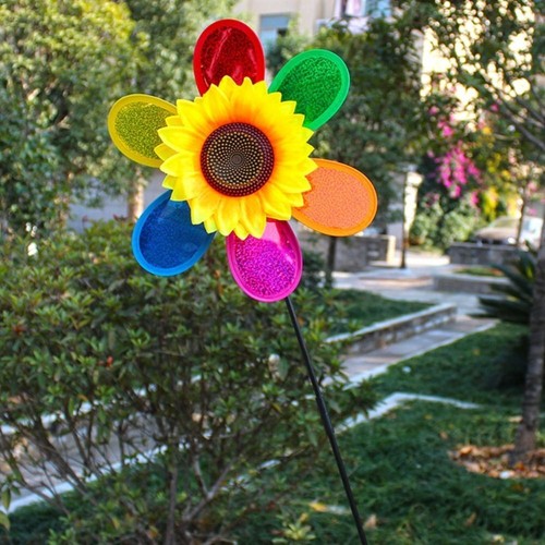 Plastic Wind Spinner Handheld Windmill Garden Yard Outdoor Tent Balcony ...