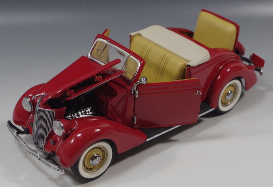 FRANKLIN MINT 1936 FORD CABRIOLETL.E. 2133/3000 CAR 1:24 SCALE DIE CAST ...