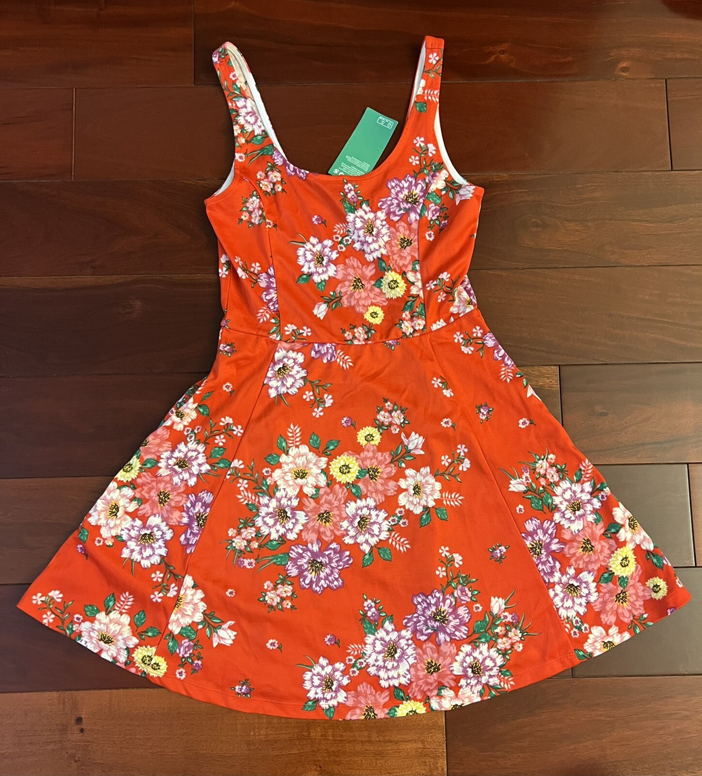 H&M Divided Red Floral Dress Juniors Sz 8 NWT | eBay