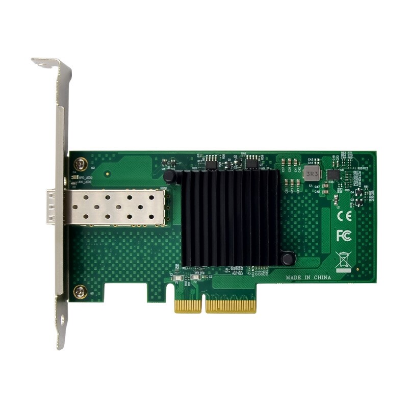 1X(1 Set Network Card 82599EN Chip PCIE X4 Single Optical Port Network ...