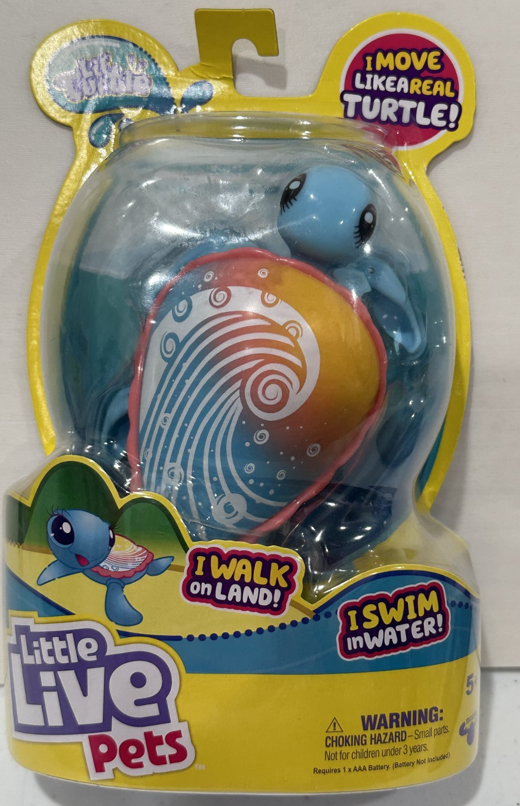 Little Live Pets ~ Lil Turtle ~ Rip Swirl Turtle ~ I Move Like a Real ...