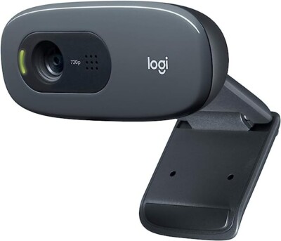 Logitech C270 HD Webcam, 720p, Widescreen HD Video Calling,Light ...