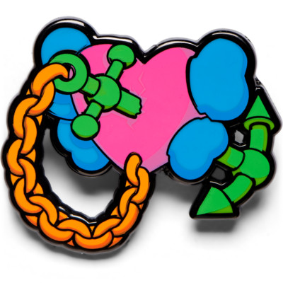 KAWS NGV Permanent Love Enamel Pin | eBay