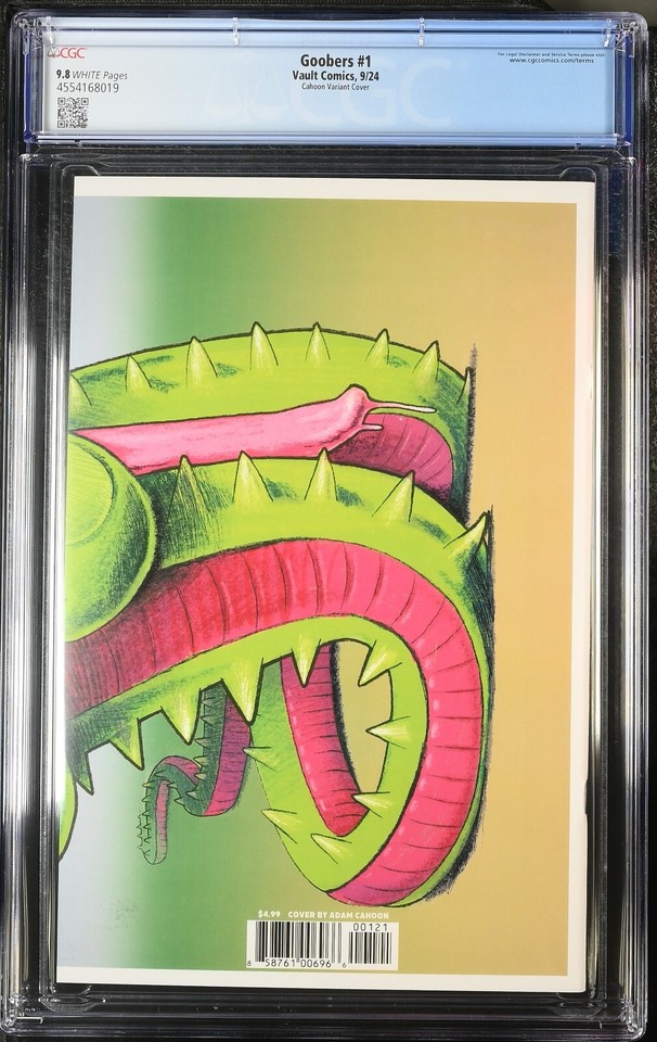 Goobers #1 CGC 9.8 Garbage Paid Kids Sticker Homage Cover Vault Comics ...