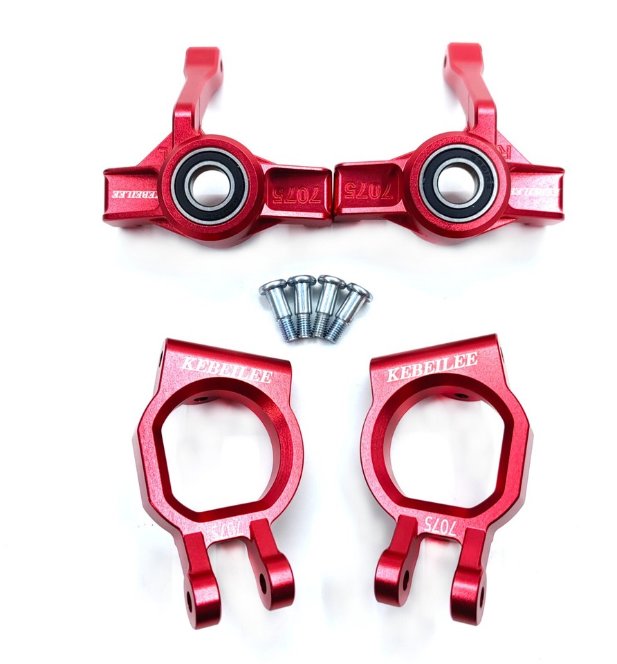 KEBEILEE CNC Alu7075 Front steering hub spindle L&R+C Hub For LOSI DBXL ...