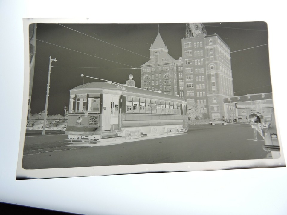 Original CTA Chicago Transit Trolley Streetcar Illinois Vintage Photo ...