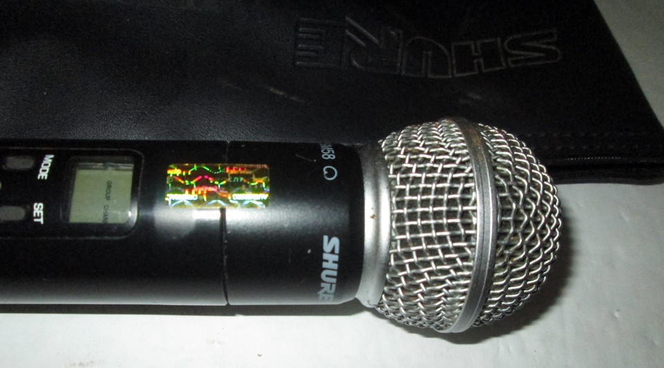 SHURE ULX2-J1 SM58 Wireless Handheld Microphone for ULXS4, ULXP4 J1 ...