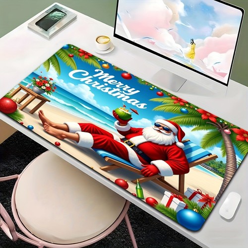 1pc-2D flat printing, Exquisite Gift ouse Pad with Santa Claus, ultiple ...