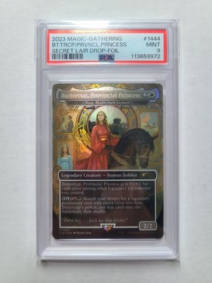 MTG Buttercup, Provincial Princess FOIL PSA 9 MINT Princess Bride Magic ...