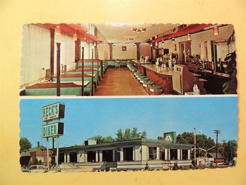 Heck's Diner Restaurant West Reading Pennsylvania vintage postcard | eBay