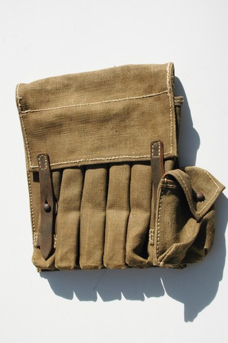 German Reproduction WWII MP40 6 Magazine Pouch Made from original ...