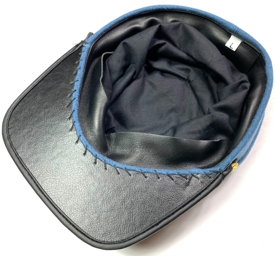 CIVIL WAR US EARLY WAR UNION INFANTRY BLUE WOOL KEPI FORAGE CAP HAT ...