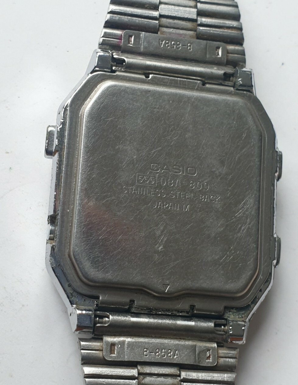 Vintage Rare Casio DBA-800 555 Data Bank Phone Dialer Battery Watch ...