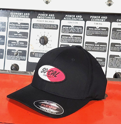 SO-CAL SPEED SHOP Logo Flexfit HAT L/XL Hot Rod nhra Drag Racing scta ...
