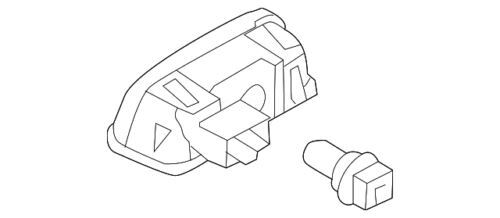 Genuine Volkswagen 2005-2021 Passat Interior Door Panel Lamp Light 1K0 ...