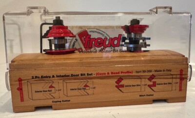 FREUD 99-269 Entry & Interior Cove & Bead Door Router Bit System | eBay