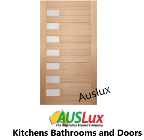 Brand New Solid Timber Modern H8G Front Entry External House Door Many ...