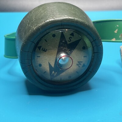 VINTAGE TAYLOR Bubble COMPASS WITH WRIST BAND Working Condition | eBay