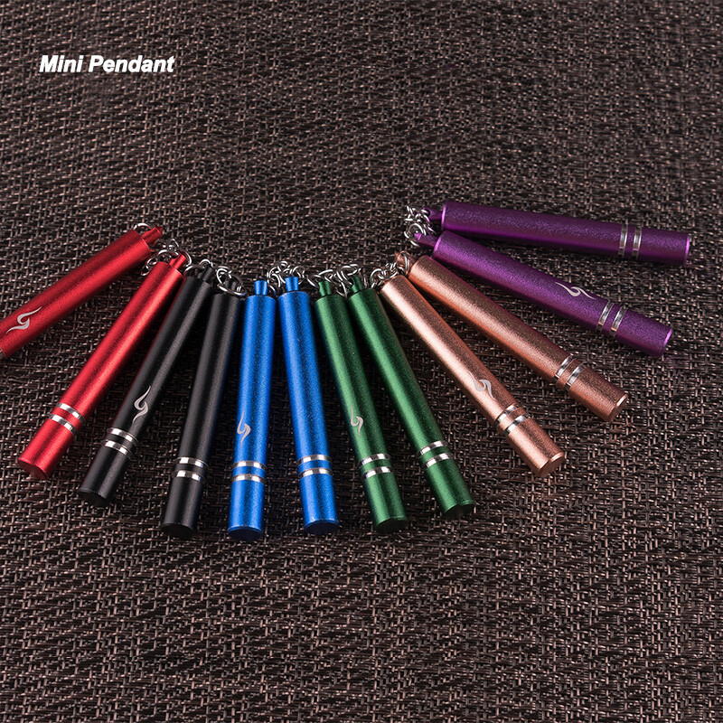 Mini Stainless Steel Nunchucks Pendant Bruce Lee Martial Arts Nunchaku ...