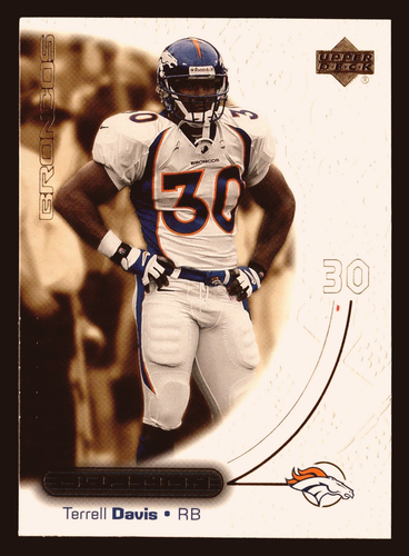 2000 Upper Deck Ovation Terrell Davis #17 HOF | eBay