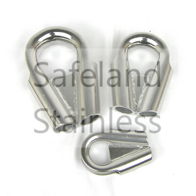 4pcs Stainless Steel Tube Thimble w/Gusset For 3/8 - 1/2 - 5/8 - 3/4 ...