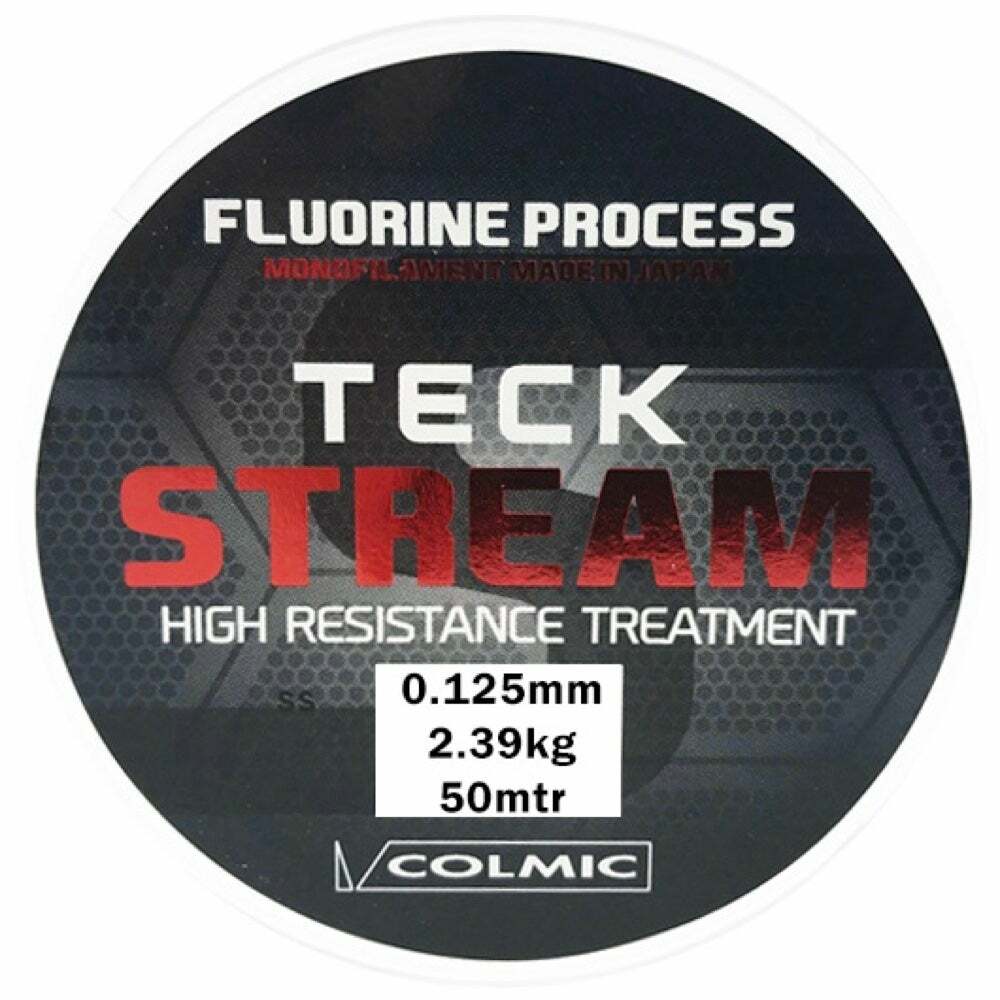 Colmic Teck Stream Pole Flourine Treated Rig and Hooklengths Line 50m ...